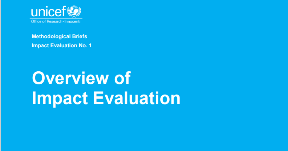 Overview of Impact Evaluation | EvalForEarth
